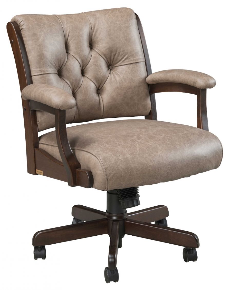 10 Best Wooden Leather Desk Chairs For Home Office