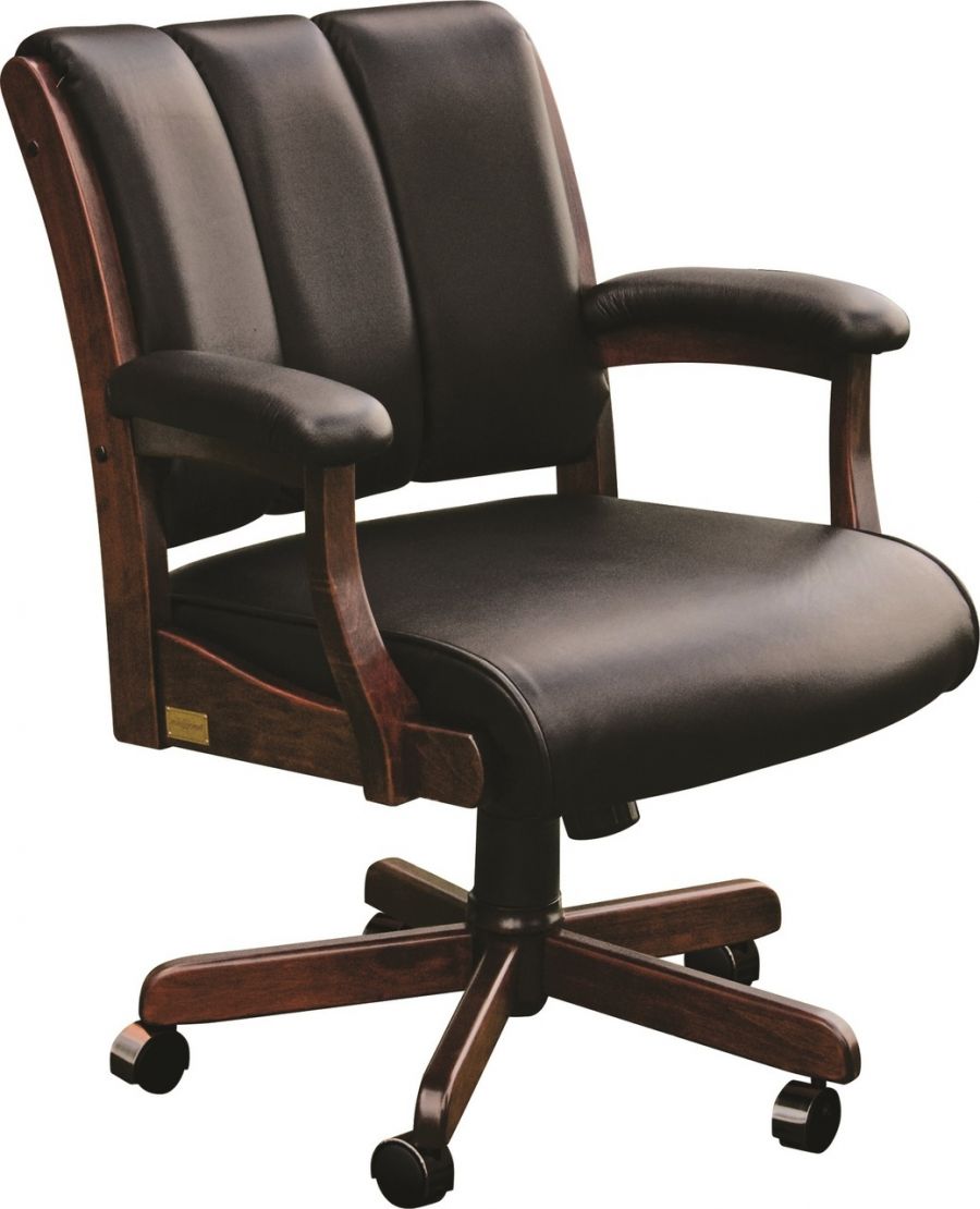 10 Best Wooden Leather Desk Chairs For Home Office