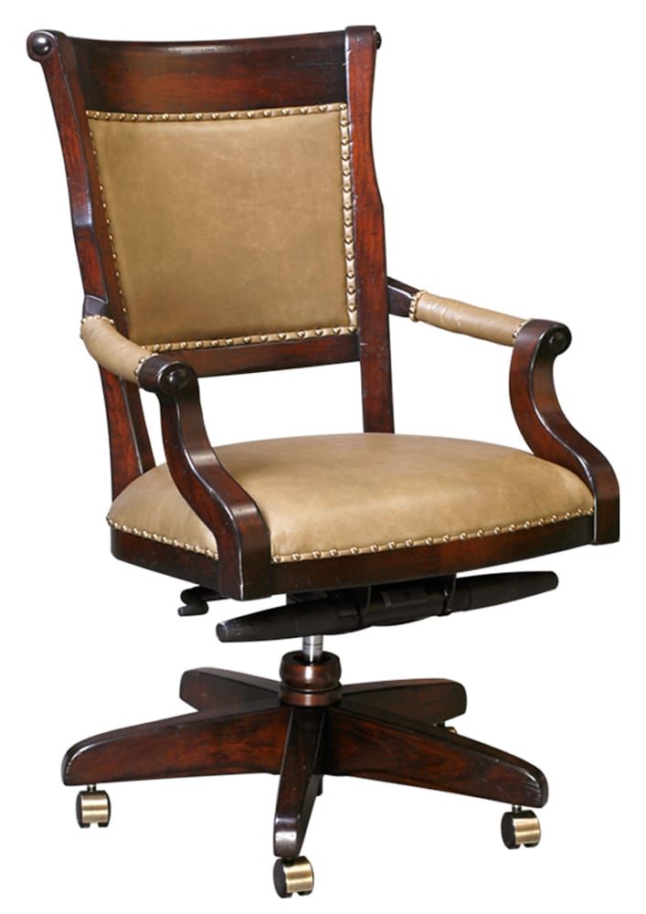 10 Best Wooden Leather Desk Chairs For Home Office