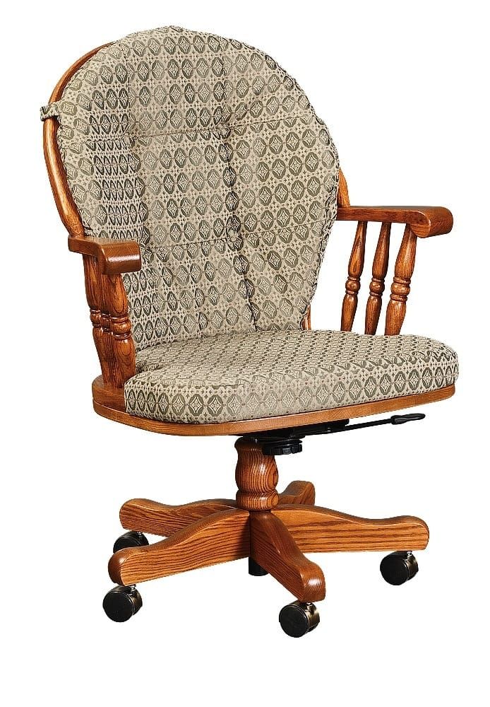 10 Best Wooden Leather Desk Chairs For Home Office