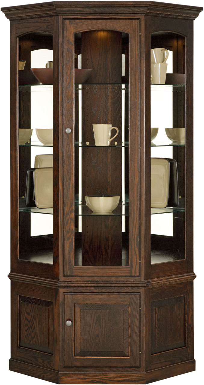 Large corner china cabinet store